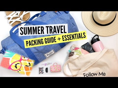 Travel Essentials + Packing Guide! - YouTube