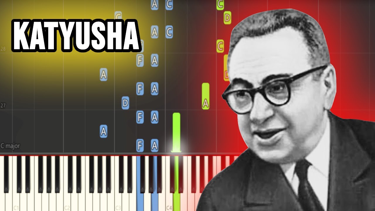 How to play: Misc Traditional - Katyusha | Piano Tutorial - YouTube