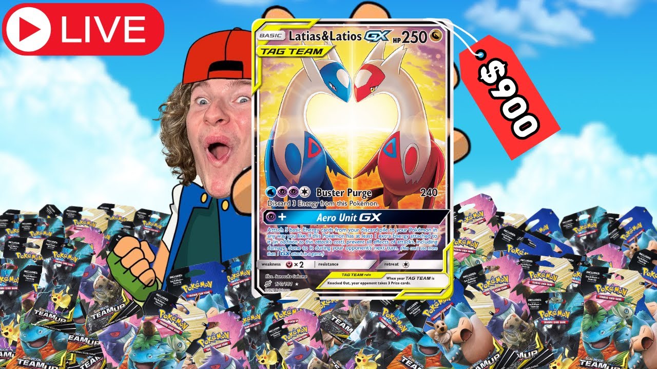 Chasing the $900 Tag Team Pokemon Card! - YouTube
