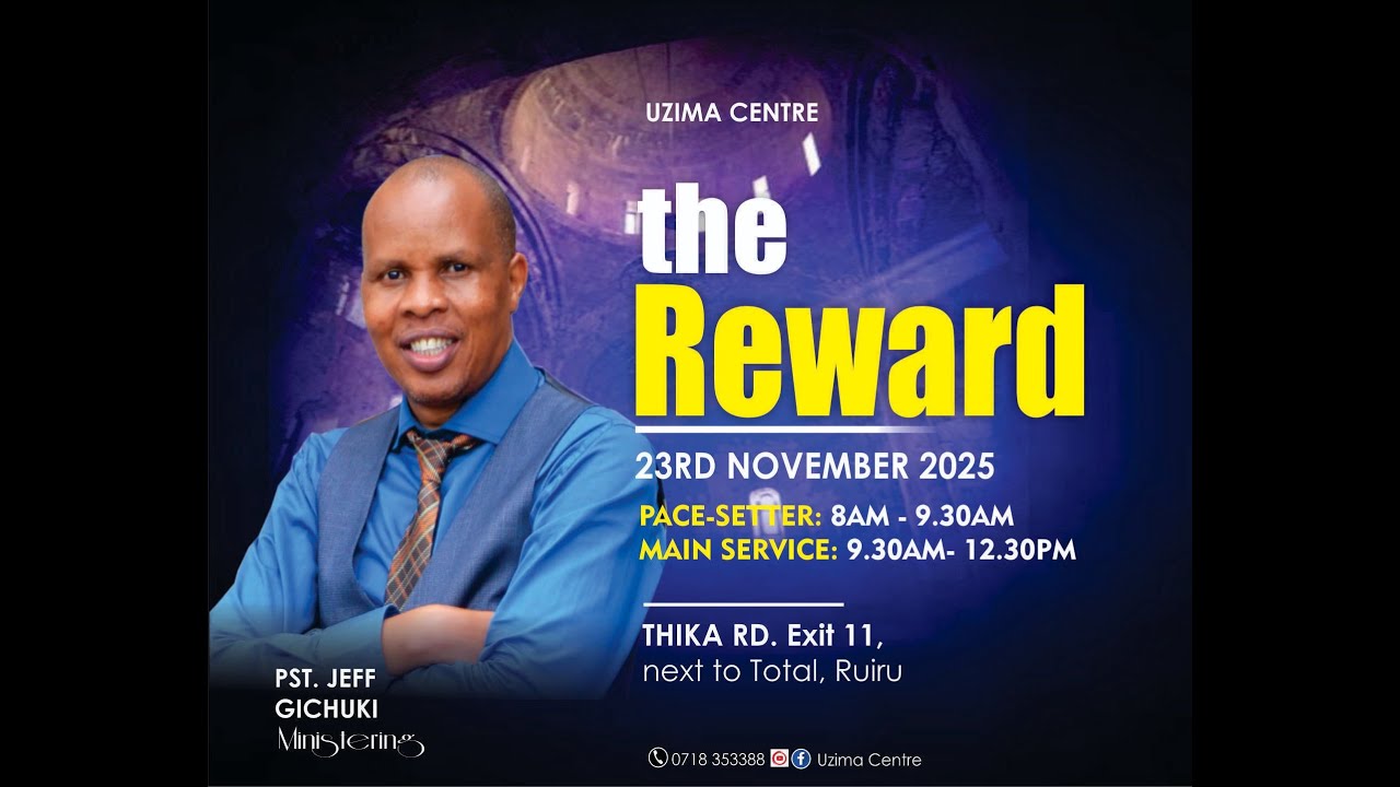 SUNDAY PACESETTERS SERVICE || PASTOR JEFF GICHUKI- UZIMA CENTRE - YouTube