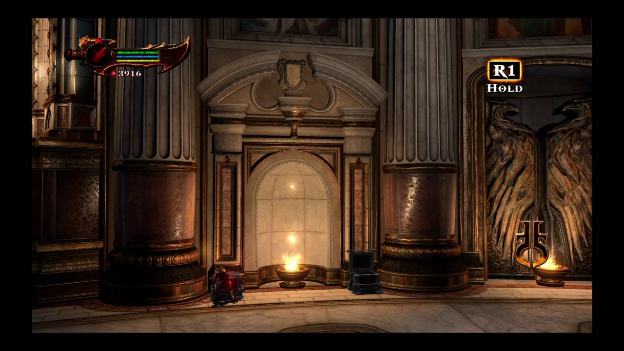 GOW 3 RM Kratos Kills 2 Sirens In The Muse Chamber - YouTube