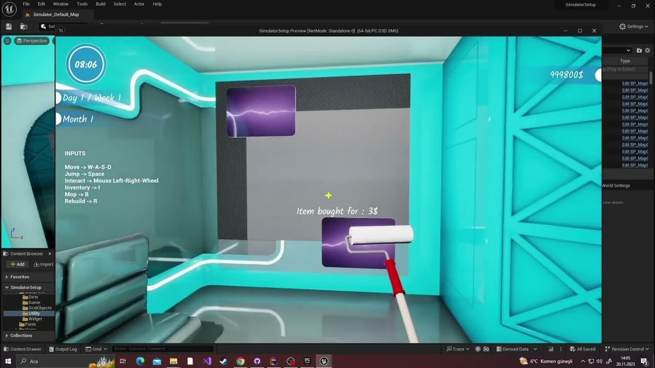 Simulator Game Template Unreal Engine Marketplace - YouTube