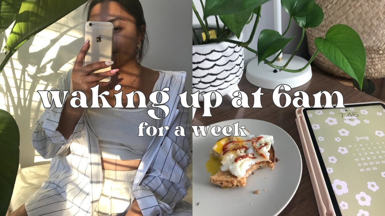 *attempting* to wake up at 6am for a week - YouTube