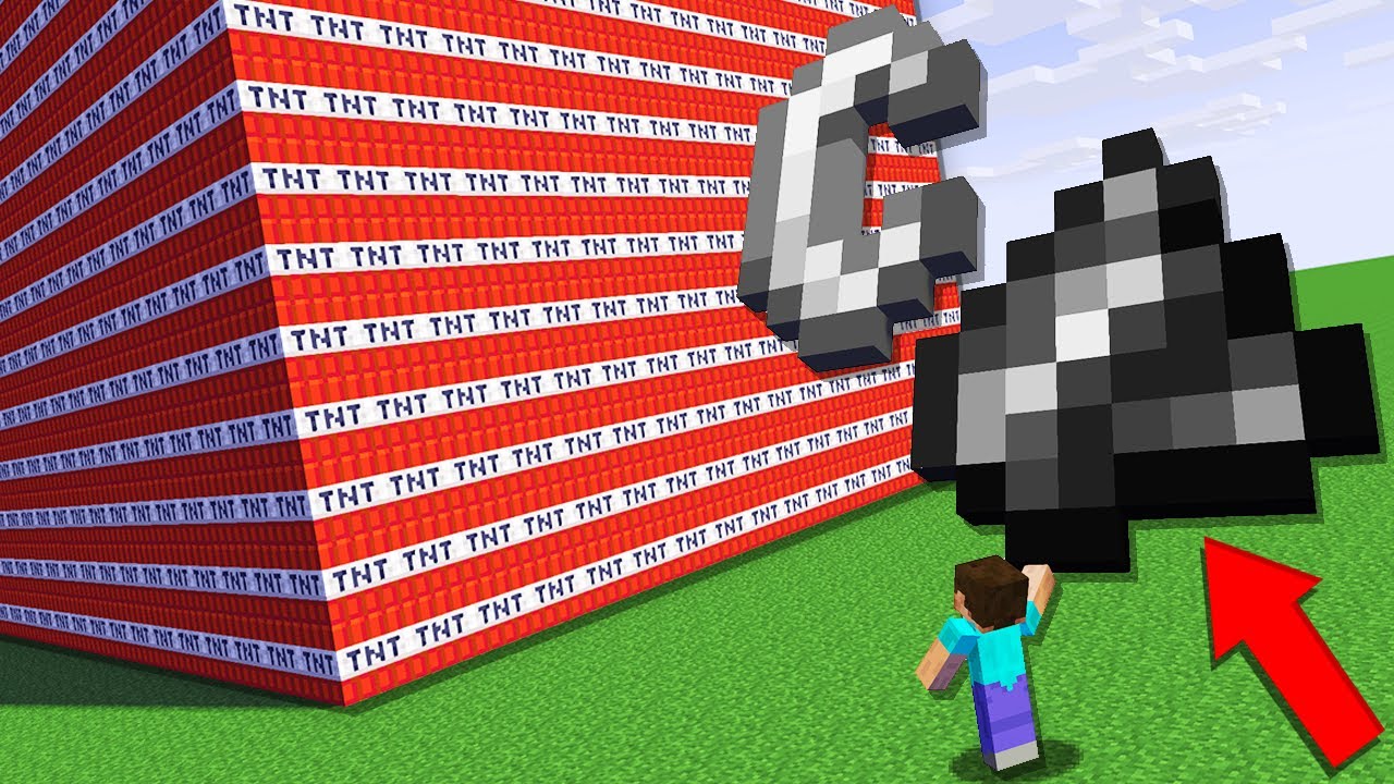 Minecraft but you Can CRAFT Biggest TNT ! - YouTube