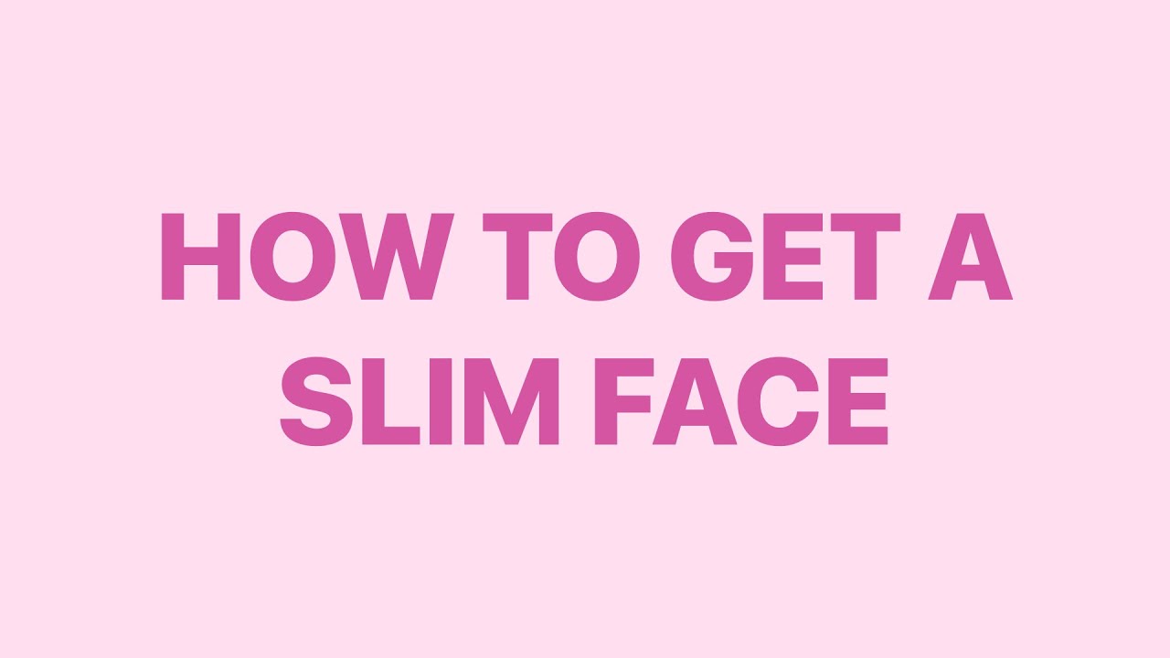 HOW TO GET A SLIM FACE IN 3MIN//HOW TO SLIM YOUR FACE//FACE EXERCISES ...