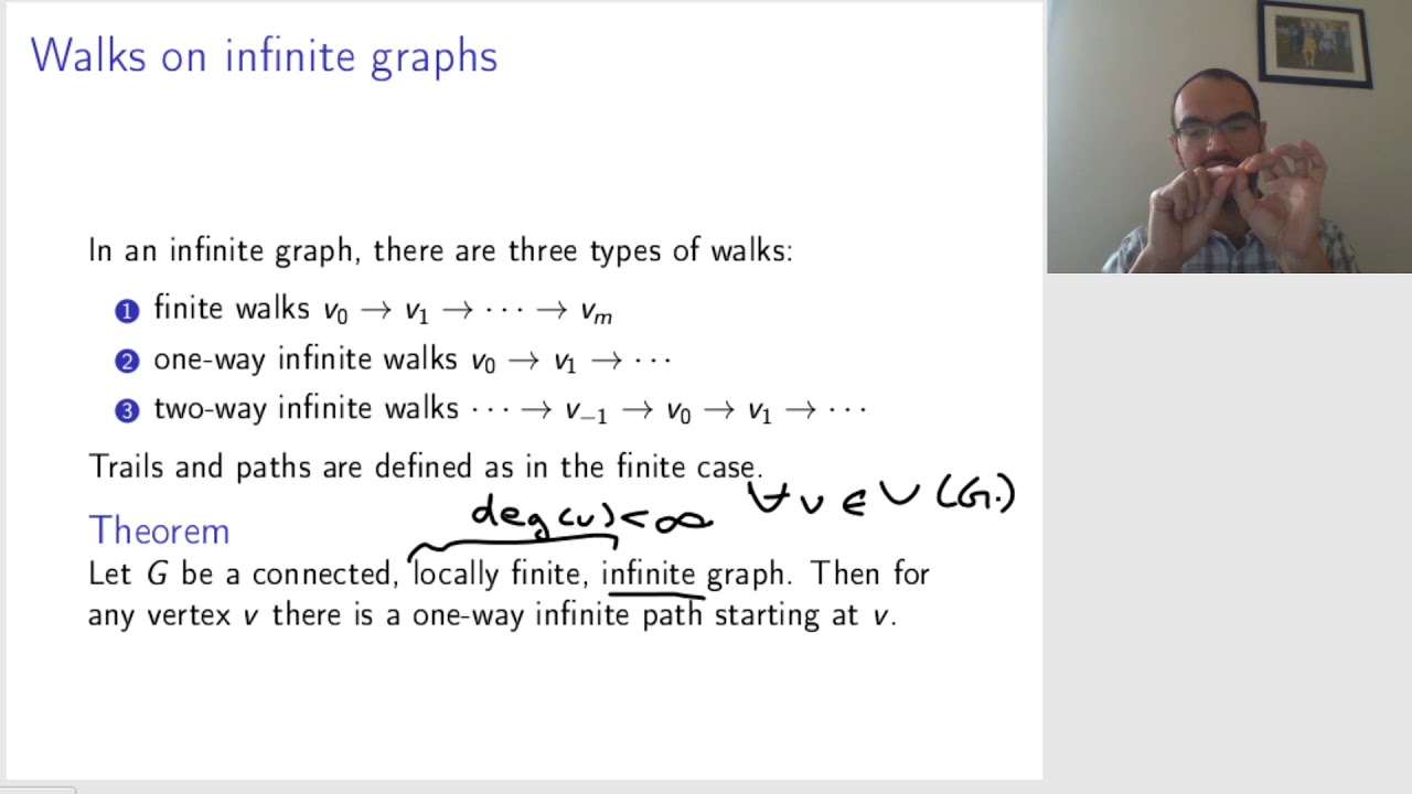 5.extra: Walks on infinite graphs - YouTube