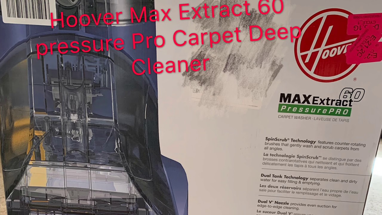開箱！超好用家用洗地毯！省錢DIY！Hoover Max Extract 60 pressure Pro Carpet Deep ...
