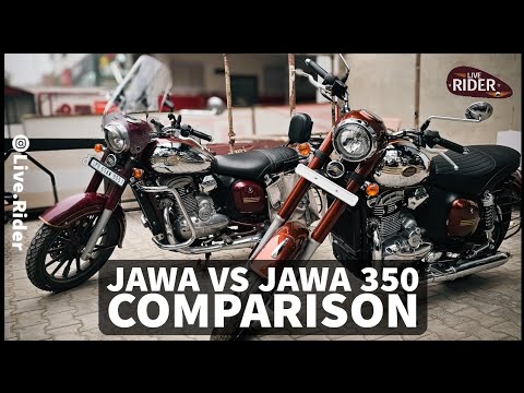 Exclusive Jawa vs Jawa 350 | Comparison of Old Jawa 2019 with new Jawa 350 2024 - YouTube