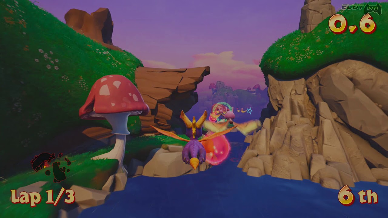Spyro Reignited Trilogy Walkthrough Part 73 Mushroom Speedway Youtube