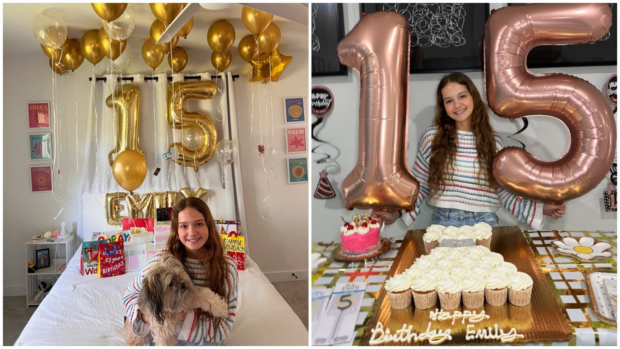 Celebrating 🥳 Emily's 15th Birthday 🎉 | VLOG#1785 - YouTube
