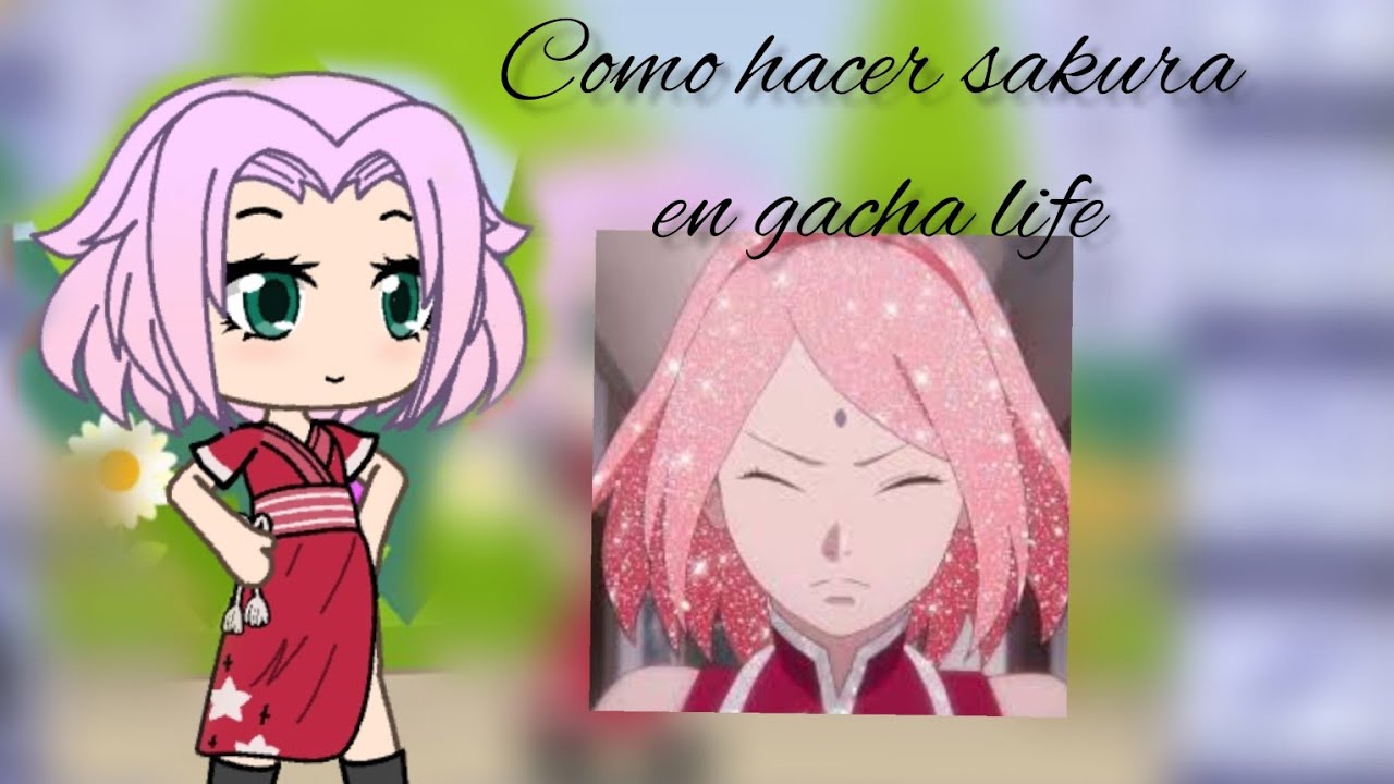como hacer a sakura en gacha life - YouTube