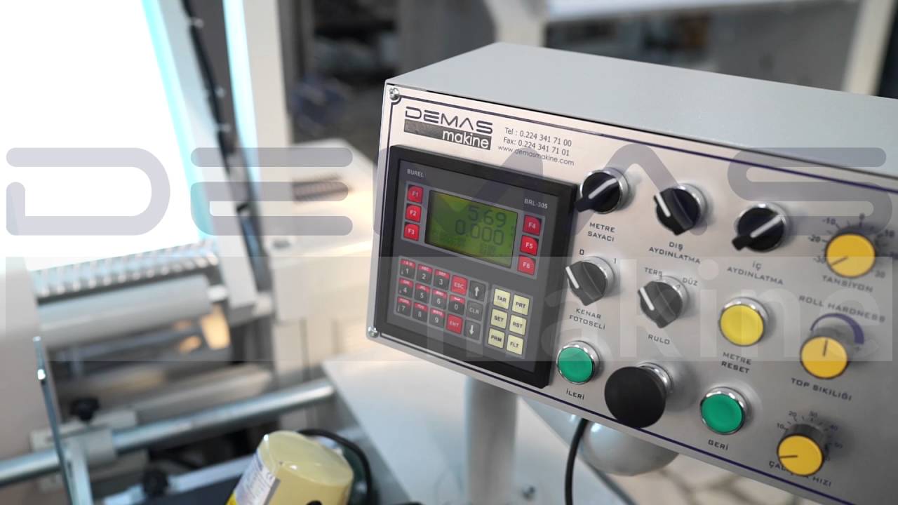 Fabric Inspection and Roll Machine - YouTube