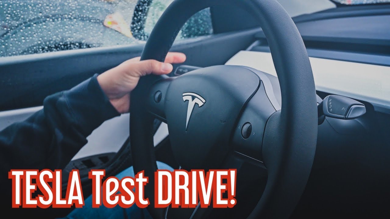TESLA Test Drive! - YouTube