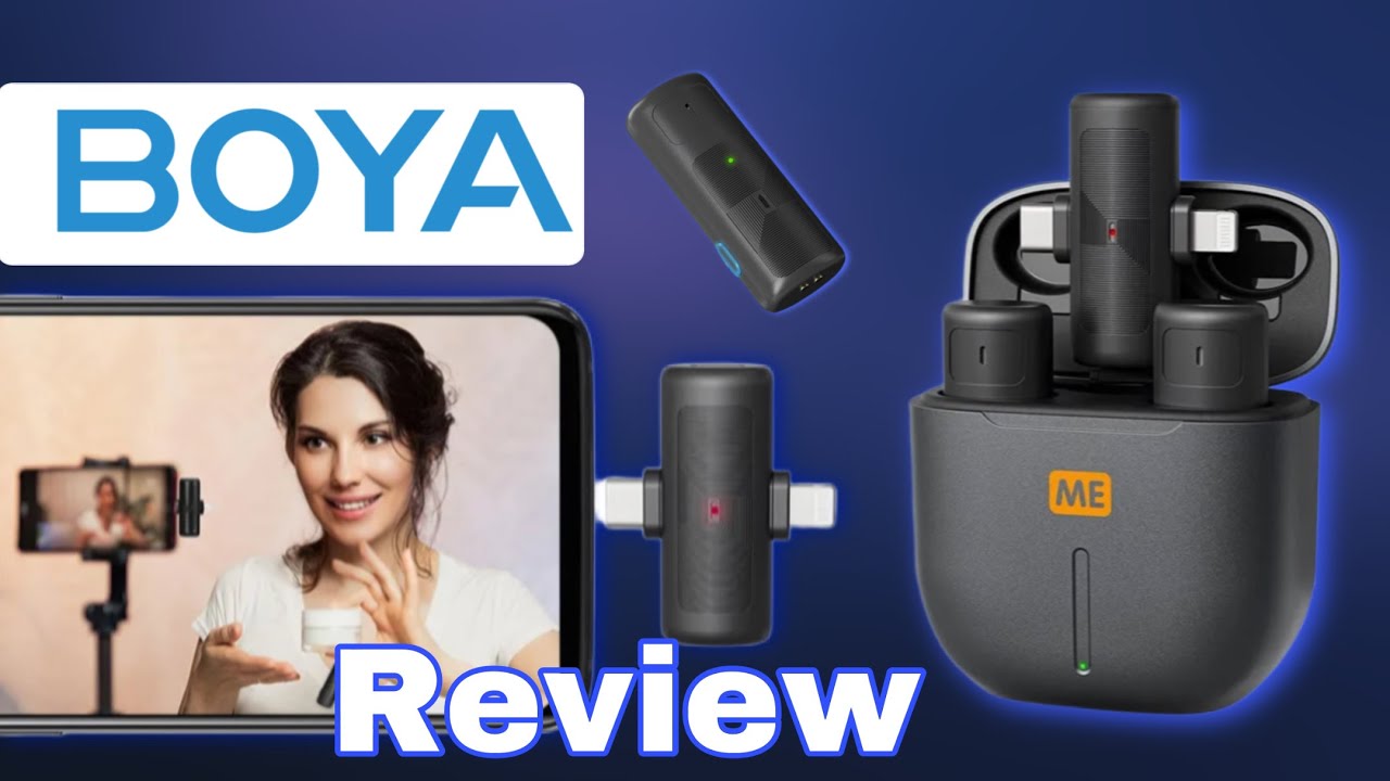 Boya Microfone de Lapela Sem Fio Wireless ME MIC-W1 #aliexpress #testei ...