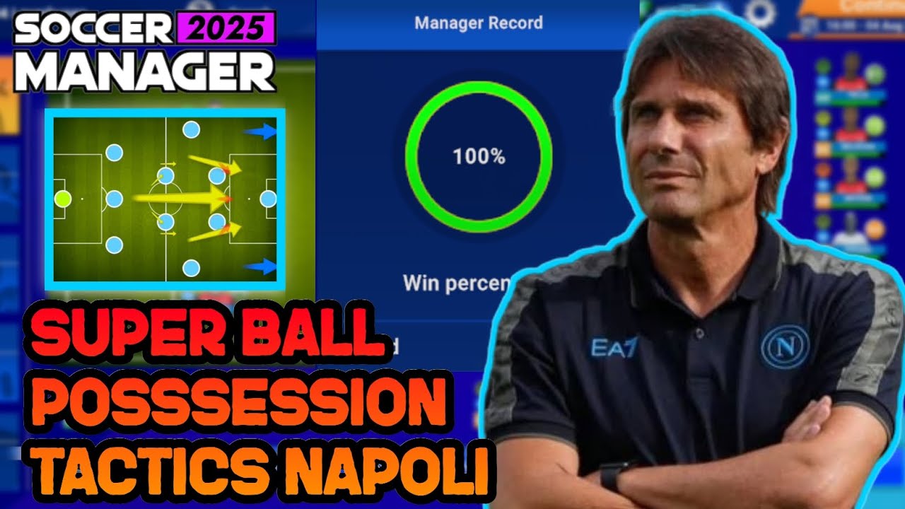 NEW!!! SUPER BALL POSSSESSION TACTICS SM25 NAPOLI. CONTE BALL EUROPEAN ...