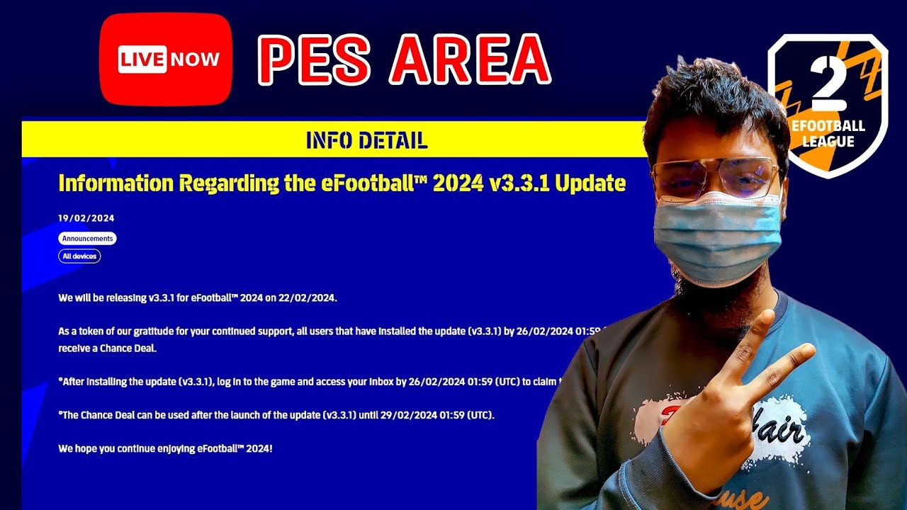 🔴 LIVE NOW - PES AREA - YouTube
