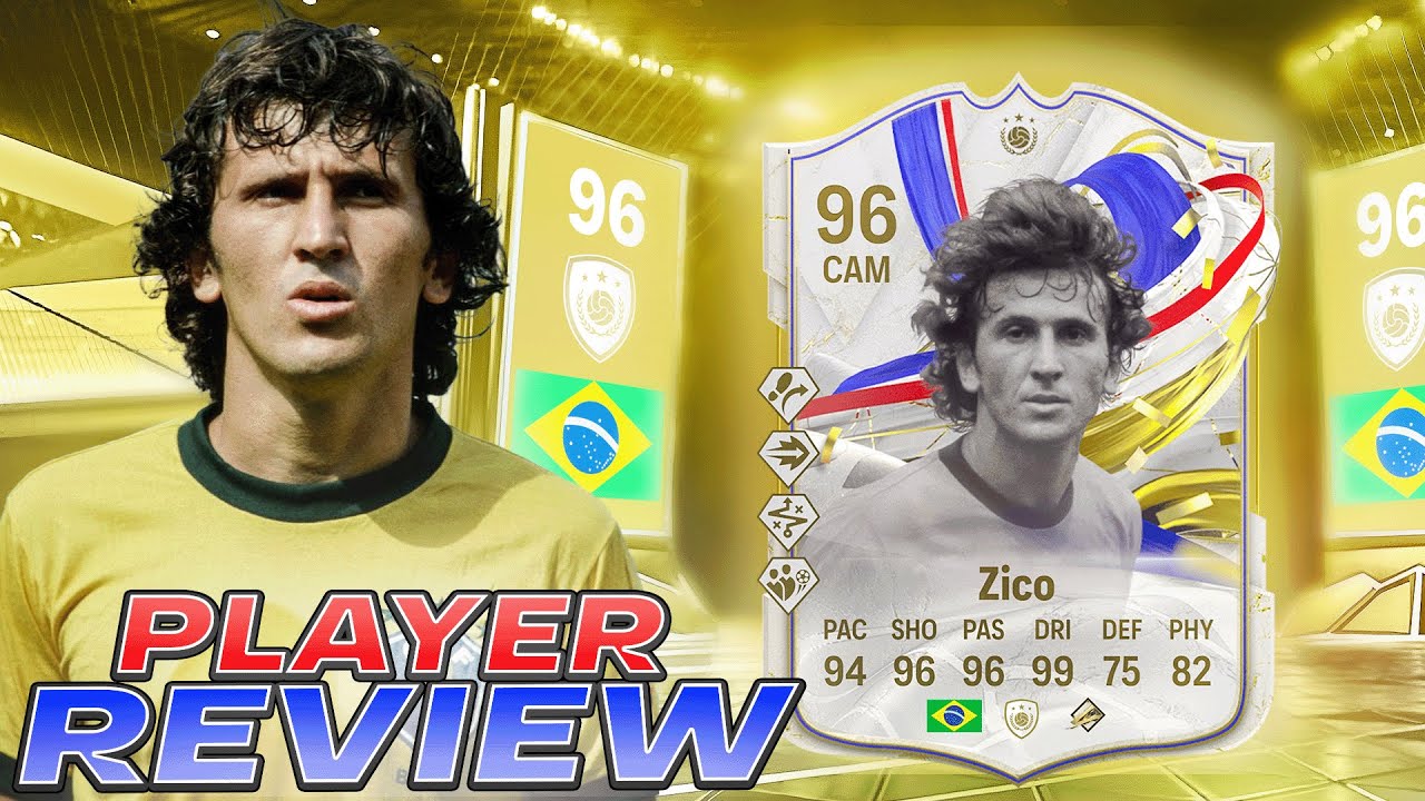 👀96 GREATS OF THE GAME ICON ZICO PLAYER REVIEW - EA FC 24 ULTIMATE TEAM ...