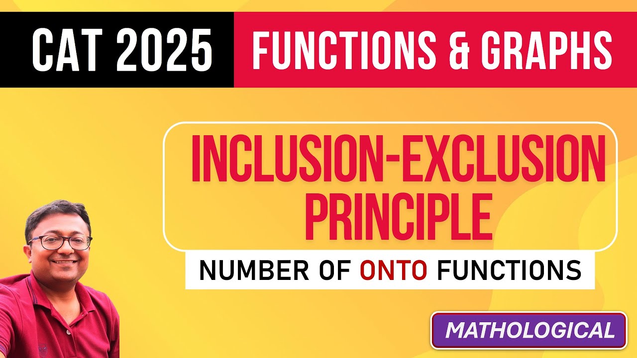 Inclusion Exclusion Principle | Functions 3 | Functions and Graphs ...