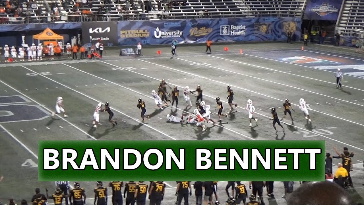 American Heritage 2026 WR Brandon Bennett with 97-Yard Kickoff TD in State Championship Game ...