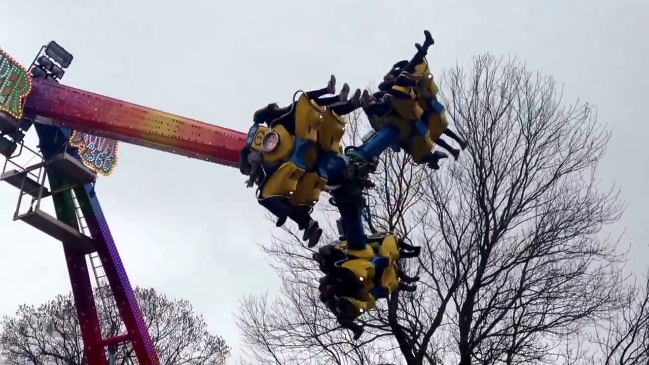 Crazy Super Nova Carnival Ride - YouTube