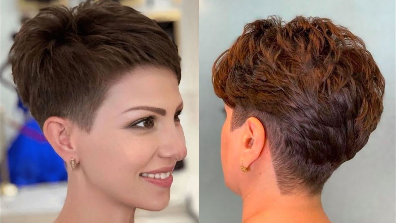 Superlative and wonderfull shagy edgy pixie bob haircuts - YouTube