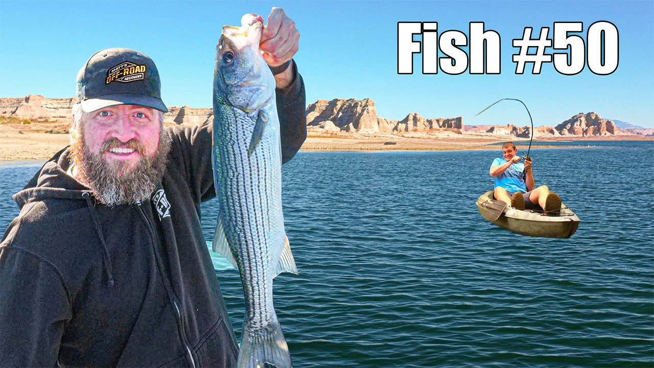 Can I Catch 100 Fish At Lake Powell? - YouTube