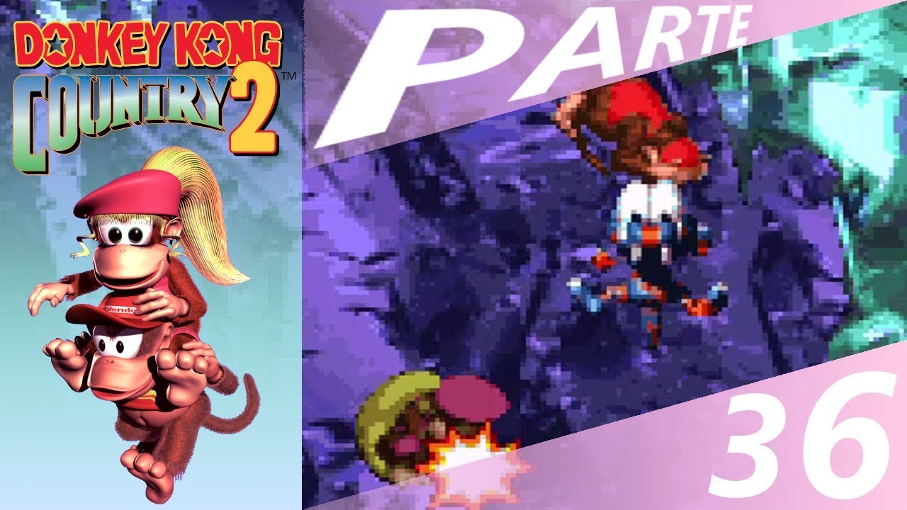 Donkey Kong Country 2 parte 36: La caverna de Clapper! - YouTube