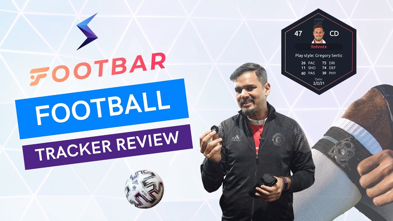 Smart Football Tracking Device - Footbar - YouTube