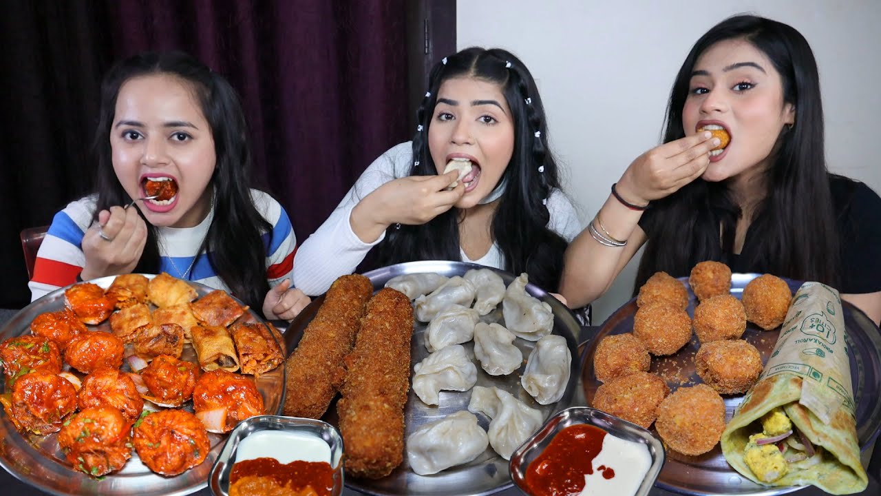 Paneer Momos, Kurkure Momos, Chilli Momos, Spring Roll, Paneer Roll ...