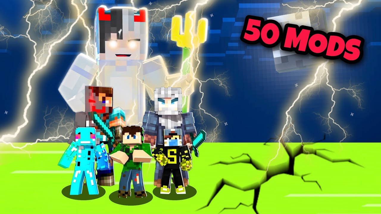 I install 50 mods to convert Minecraft into Himlands | - YouTube