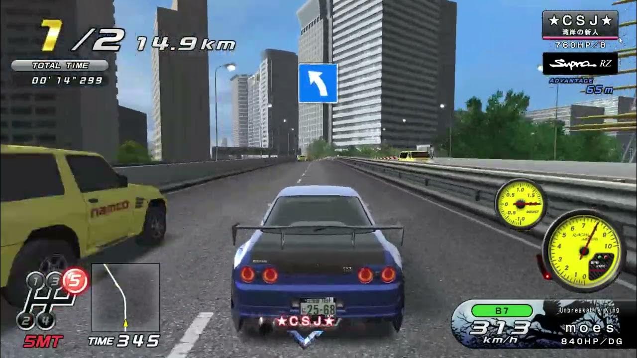 Wangan Midnight MAXIMUM TUNE 6R - online VS 1v1 - 2 races - YouTube