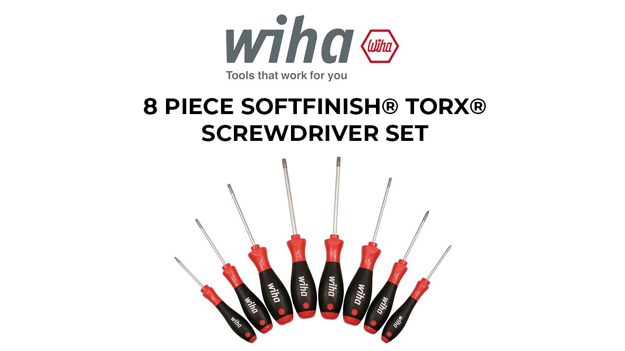8 Piece SoftFinish TORX Screwdriver Set - Wiha Tools - YouTube