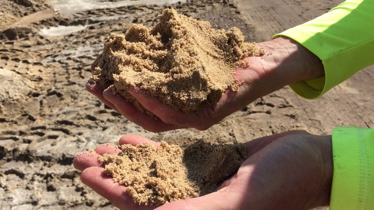 Filling Sand - YouTube