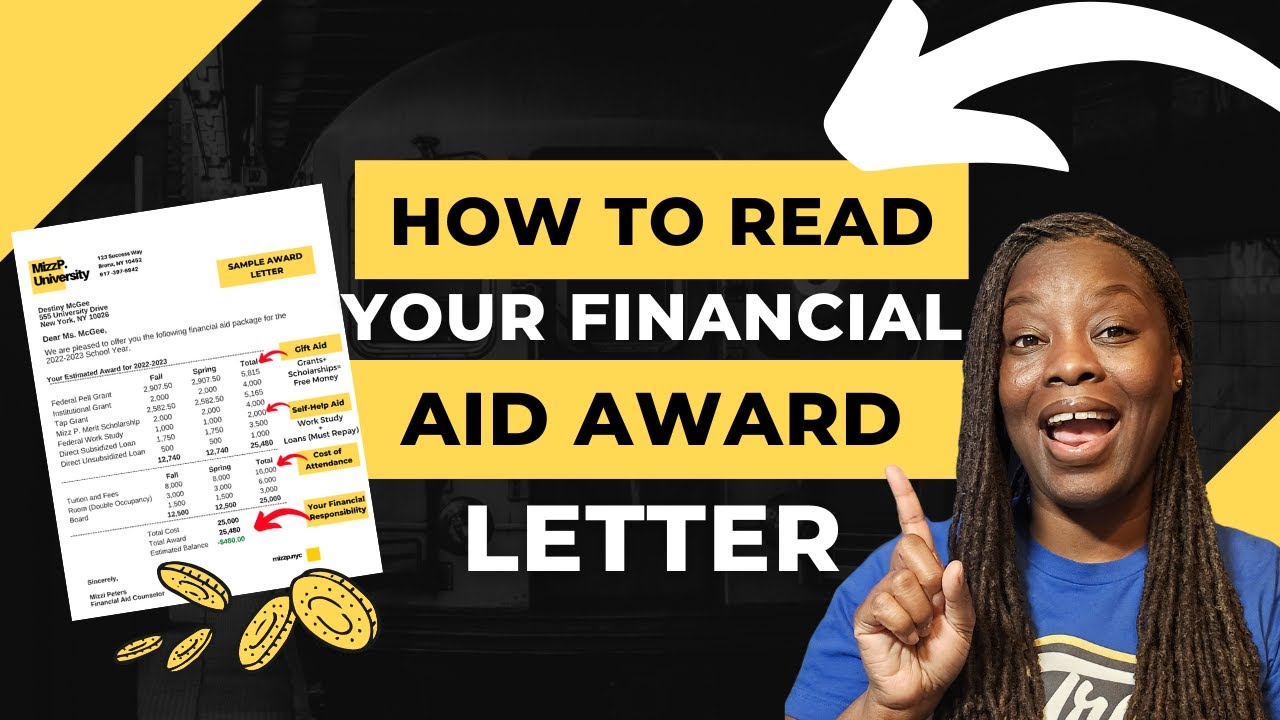 How to Read Your Financial Aid Award Letter Like a PRO! - YouTube