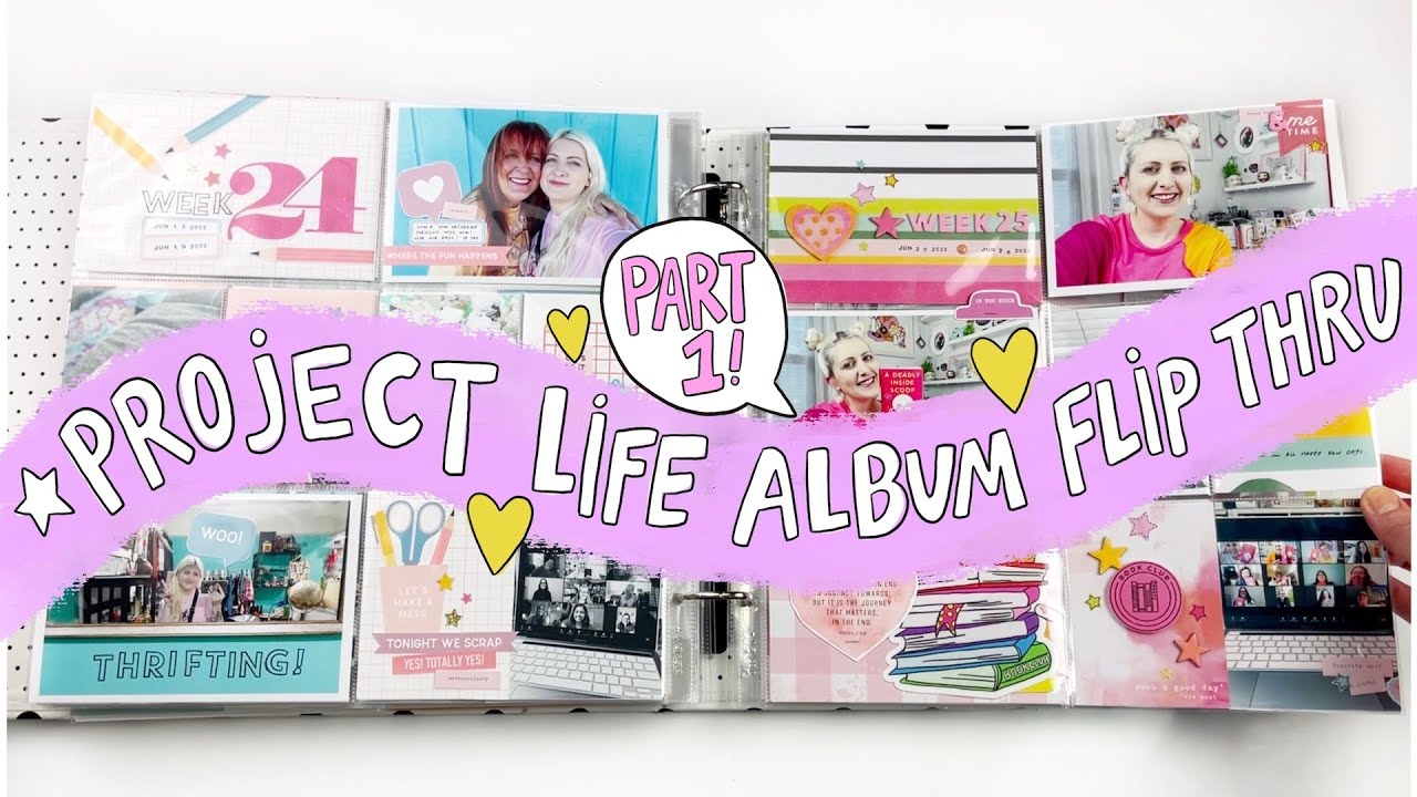 Project Life 2022 Completed Album Flip Through- Part 1 - YouTube