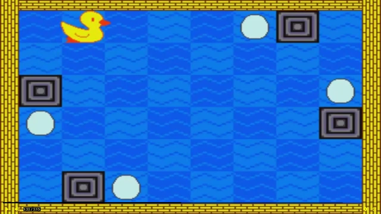 DUCK THIEF FROM MAME MESS HANDHELD GAME CONSOLE BC 19 218 IN 1 BC19 ...