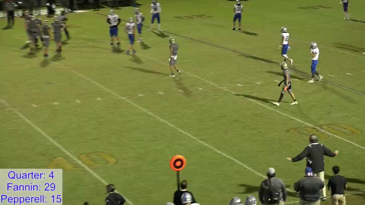 Fannin County High School Football vs. Pepperell - YouTube