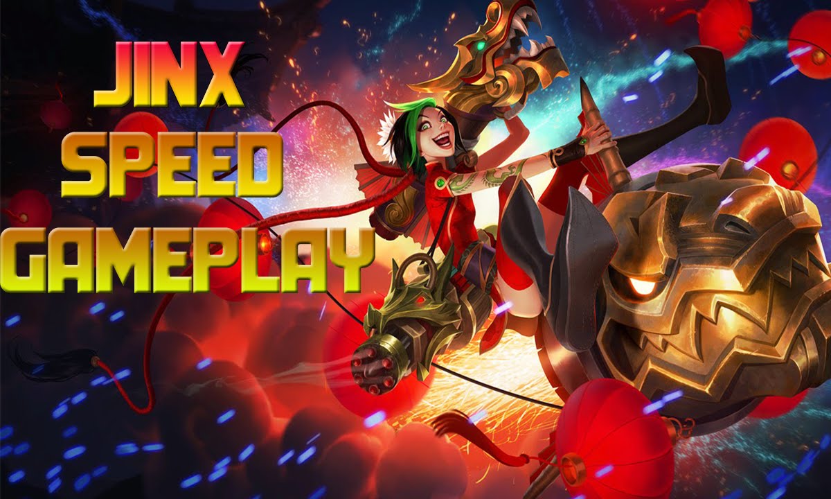 Jinx ADC-Season 5 (League of Legends Speed Gameplay) - YouTube