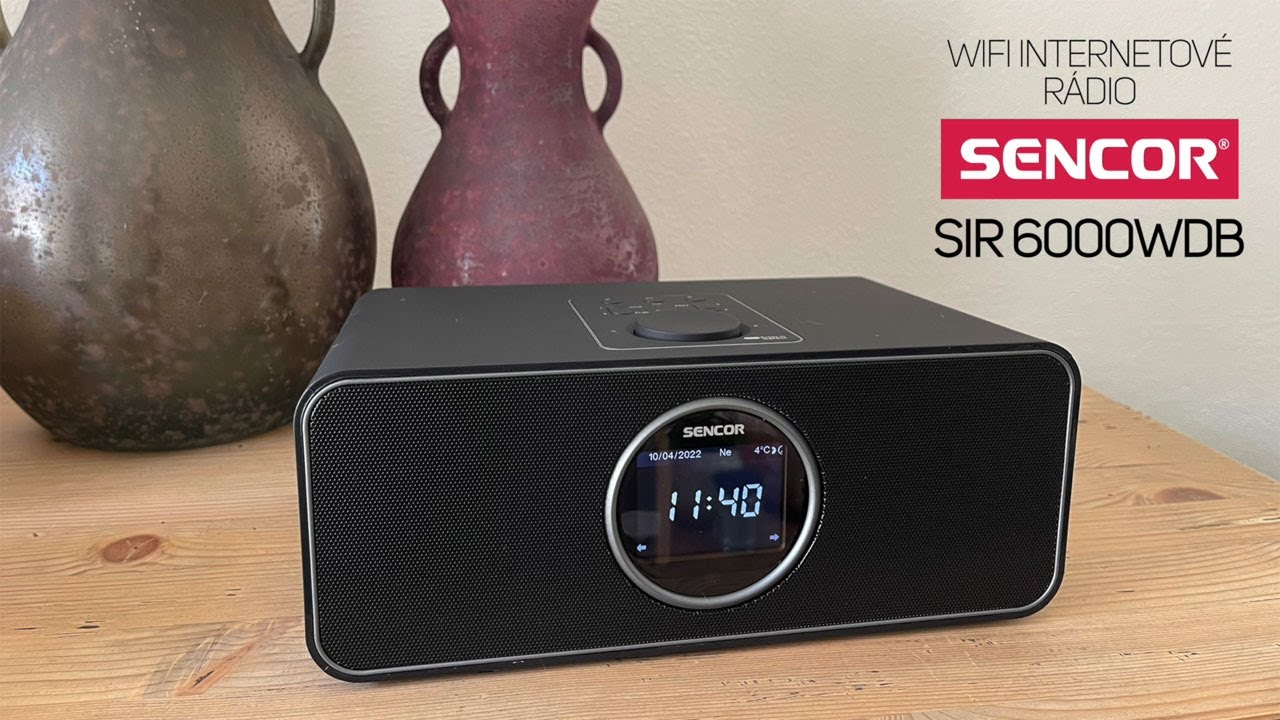 Unboxing Wi-Fi internetového rádia Sencor SIR 6000WDB - YouTube