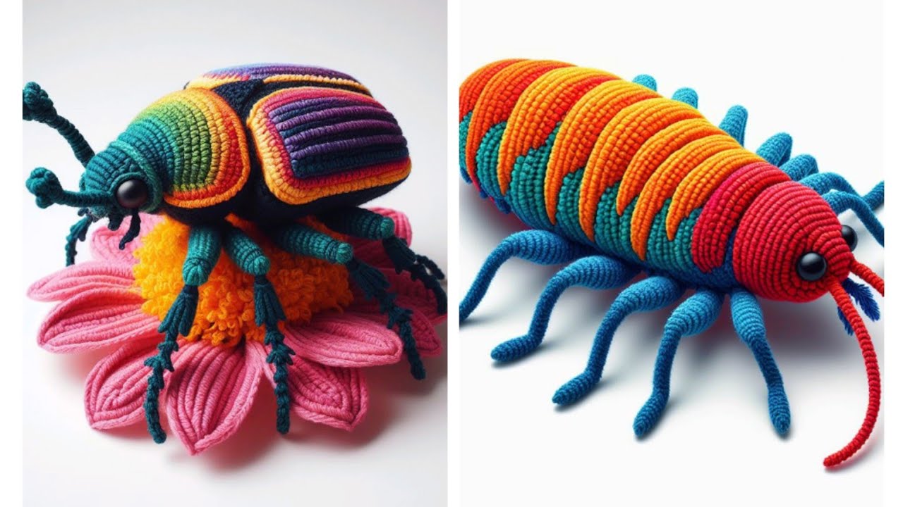 crochet insects ideas knitted with wool | crochet insects | crochet ...