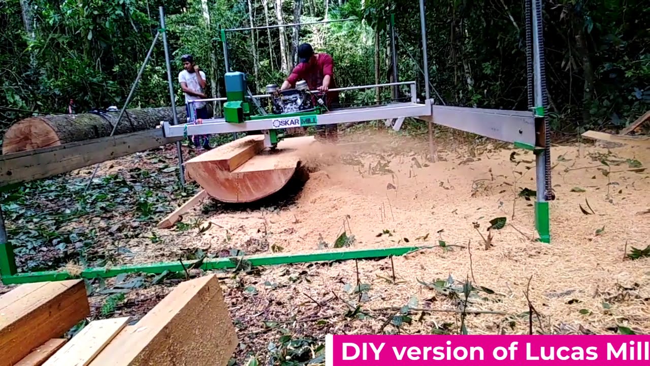 DIY Circular Blade Sawmill - Aserradero con hoja circular - YouTube