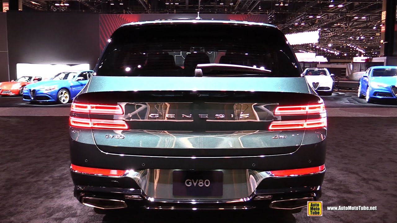 Genesis GV80 Luxury SUV 2021 - Walkaround Exterior Tour - YouTube