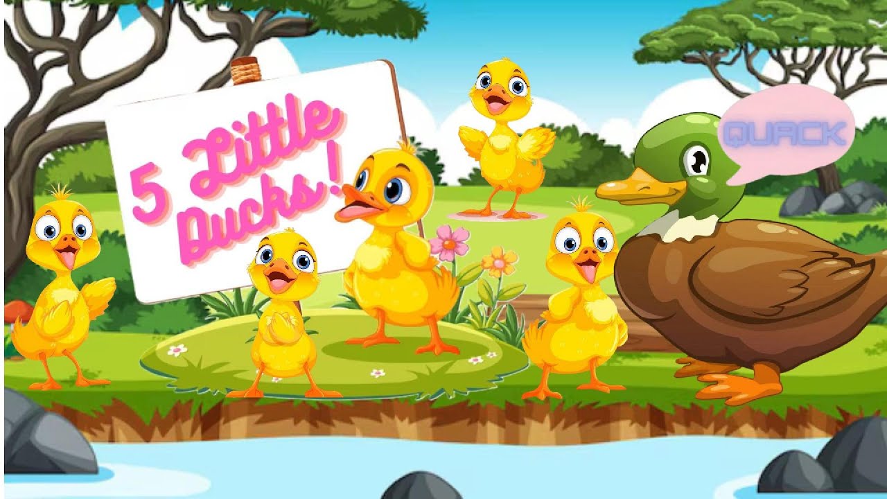 5 Little Ducks | Nursery Rhymes| Kids Songs@itsfuntime2013 - YouTube