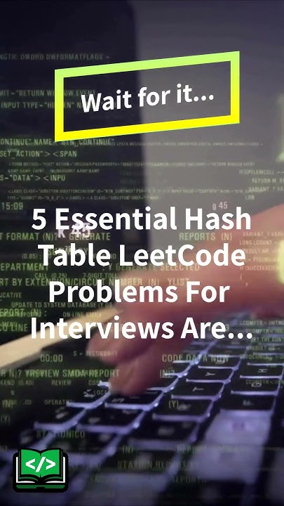 🔥 Top 5 Hash Table Questions On Leetcode Hashtable Codinginterview
