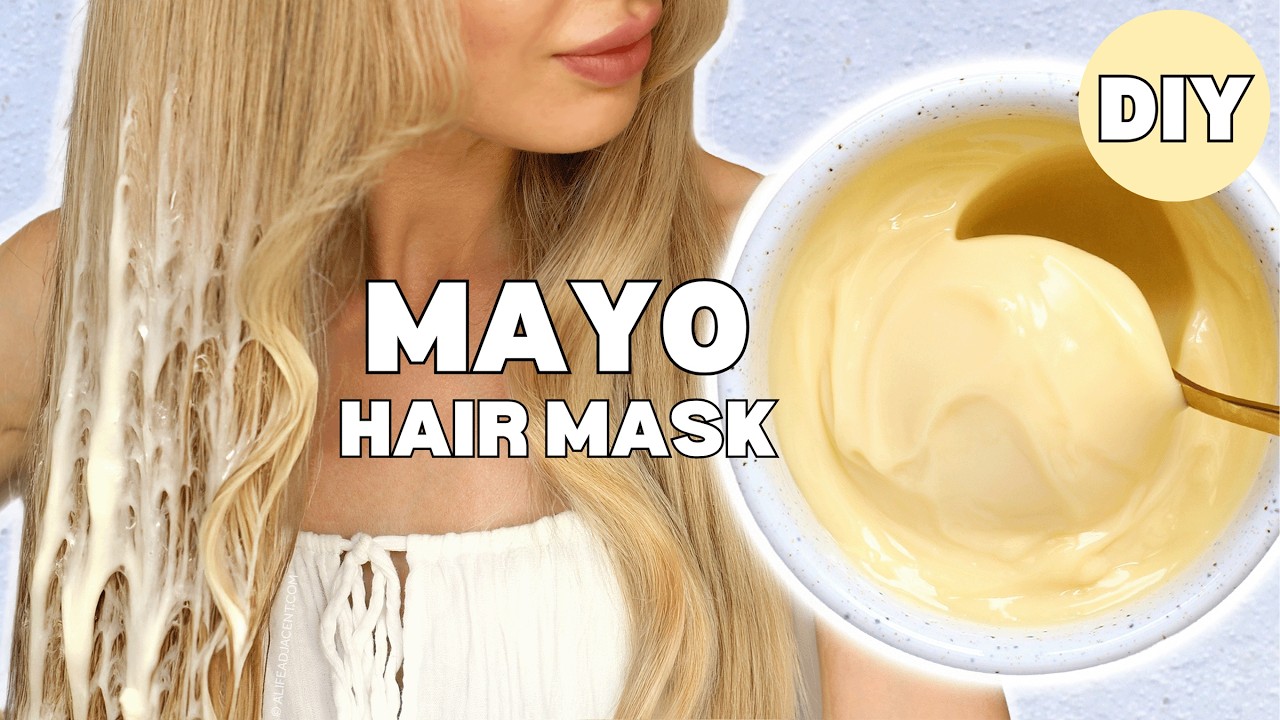 Mayonnaise Hair Mask Recipe | DIY Hair Mask for Silky Smooth Hair - YouTube
