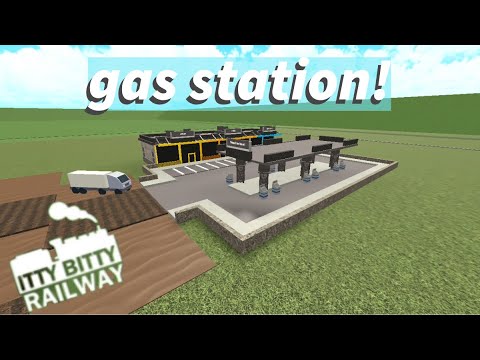 How to build a realistic gas station! - Itty Bitty Railway Tutorial ROBLOX - YouTube