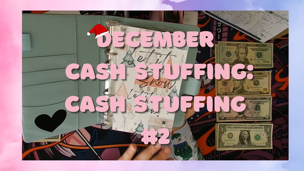 Cash Stuffing December Paycheck #2 | My Etsy Opens Today! - YouTube