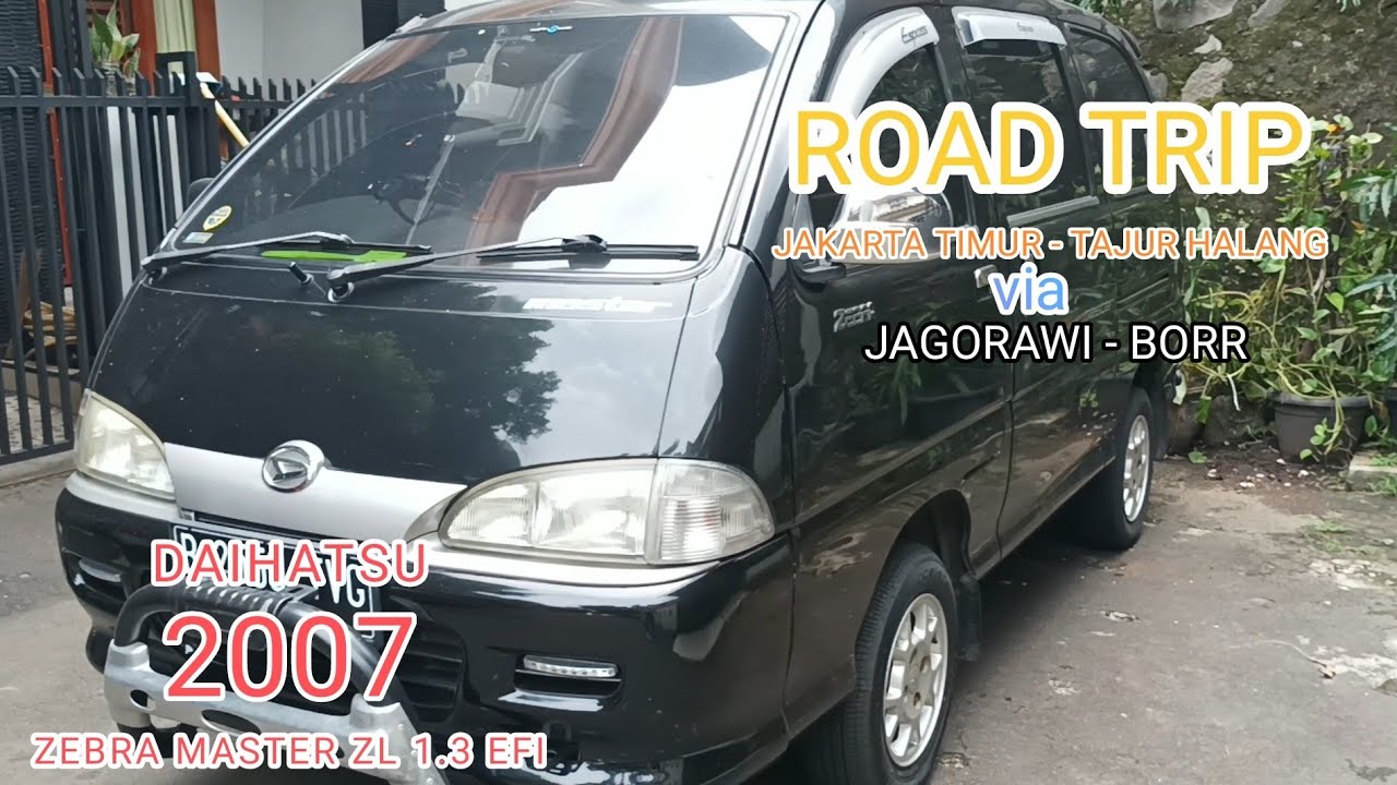 Road Trip Macet-Macetan Hujan ke Tajur Halang Bogor | Daihatsu Zebra Master "Espass" ZL 1.3 EFI ...