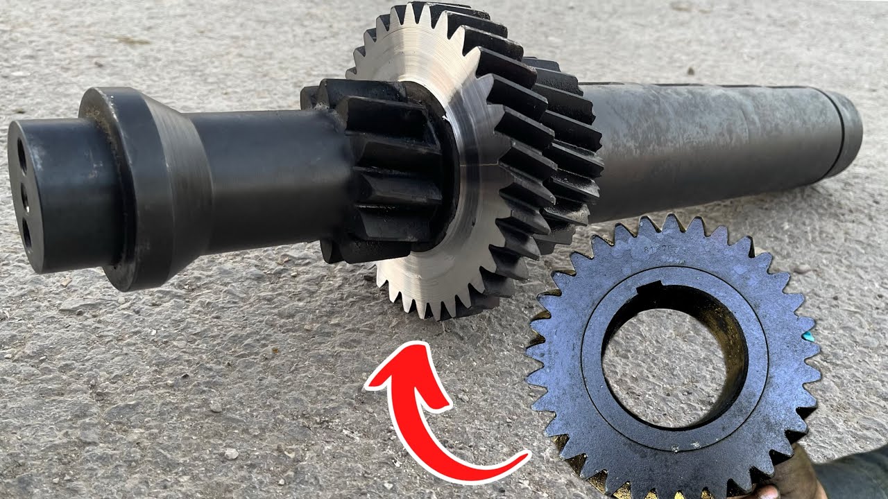 Intelligent Mechanic by Gear Shaft Repairing Techniques Melted Gear ...