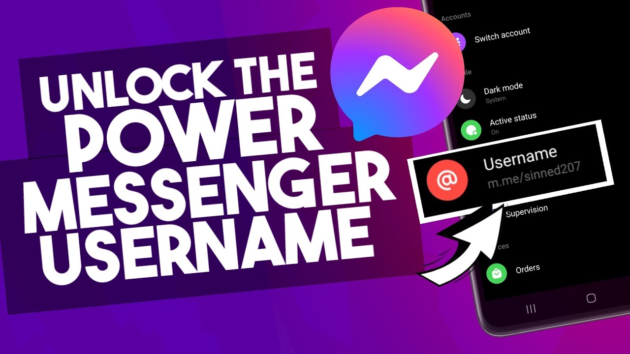How to use Messenger Username | Connect with People on Messenger by ...
